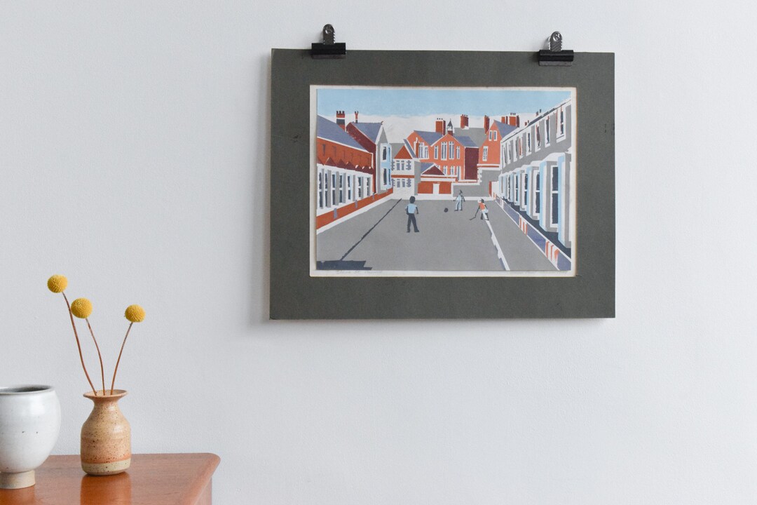 Vintage Original 1970s Screen Print Poster by Eleanor Hunt - Etsy
