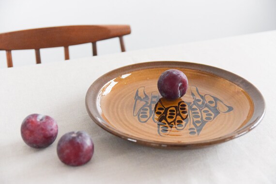 Vintage Rustic Ceramic Studio Pottery Plate by Crail Pottery | Etsy