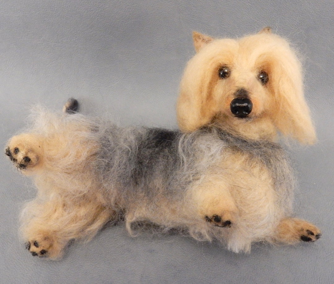 Custom Needle Felted Dog Portrait: Australian Silky Terrier Replica ...
