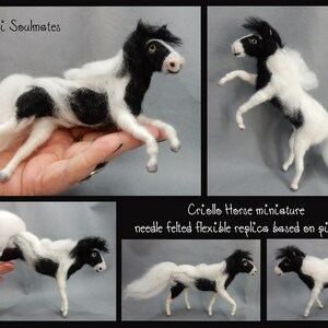 Flexible Needle Felted Horse Miniature: Custom-created Sculpture, Wool Art Gift - Etsy