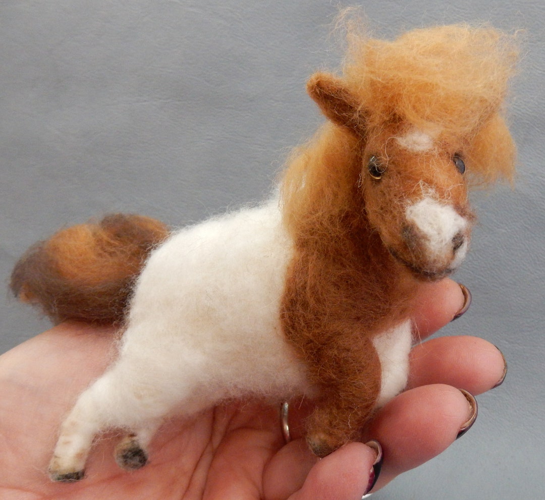 Custom Needle Felted Shetland Pony Replica: Flexible Memorial Gift - Etsy