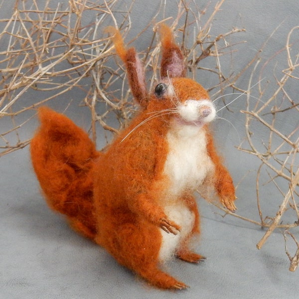 Felted Squirrel - Etsy