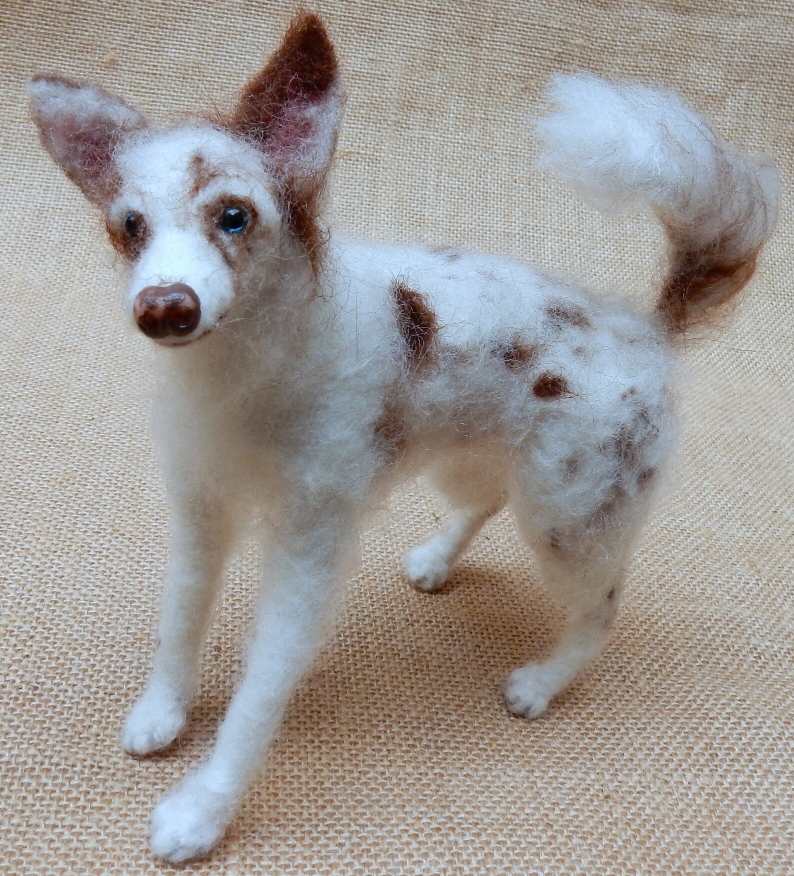Border Collie Needle Felt Dog Miniature Custom Dog Replica - Etsy India
