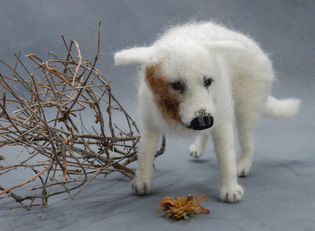 Custom Needle Felted Dog Replica: Akbash, Kangal, Anatolian Shepherd ...