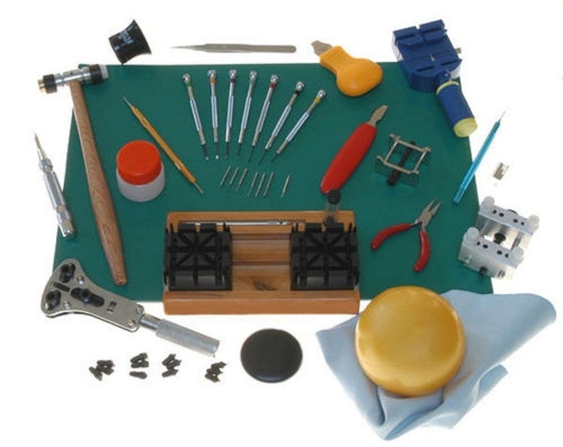 29 Piece Comprehensive Watch Tool Kit for Luxury Swiss Watches - Every ...