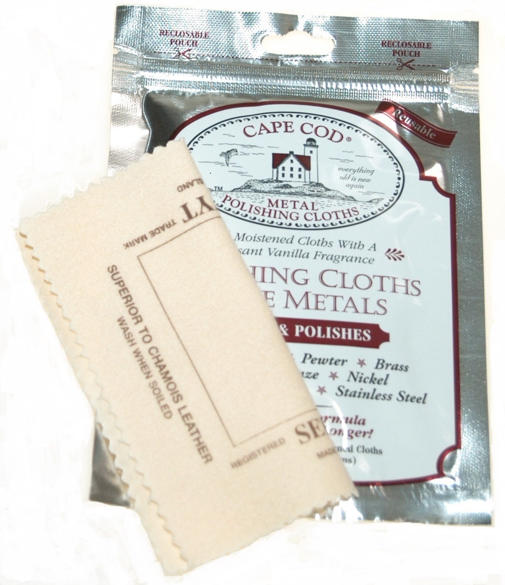 Cape Cod Polish for High Polish Stainless Steel, Gold & 1 Selvyt Polish ...