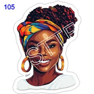 Black Girl Magic Vinyl Die-cut Stickers | Afrocentric Aesthetic Decals ...