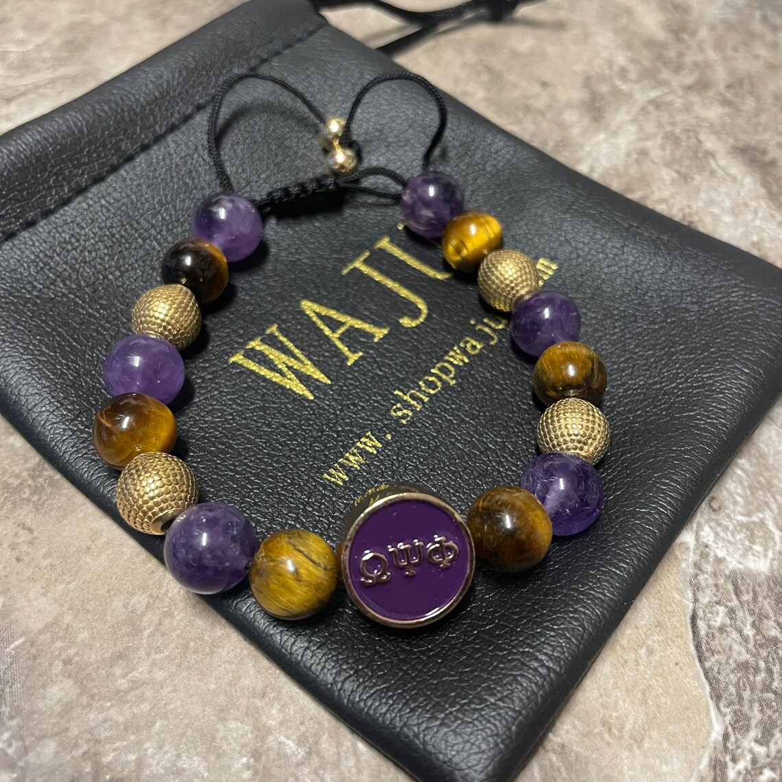 Omega Psi Phi swain Bracelet - Etsy