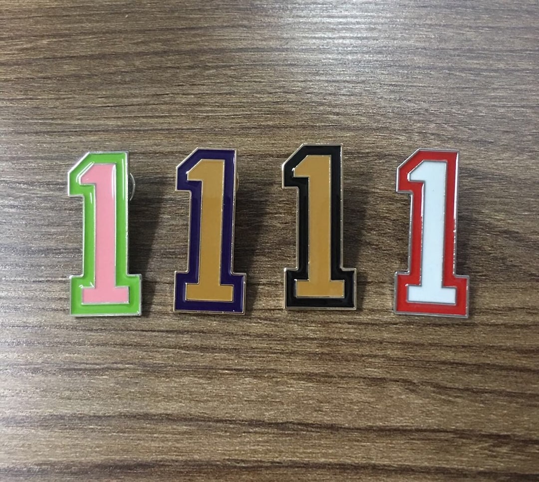 Number Pin - Etsy