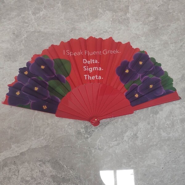 Delta Sigma Theta Fan - Etsy