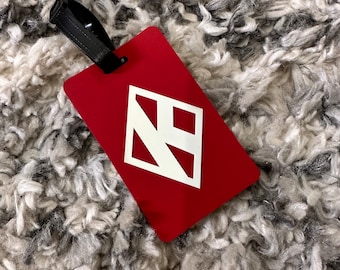 Custom Engraved Kappa Alpha Psi Luggage Tags Personalized Kappa Bag ...
