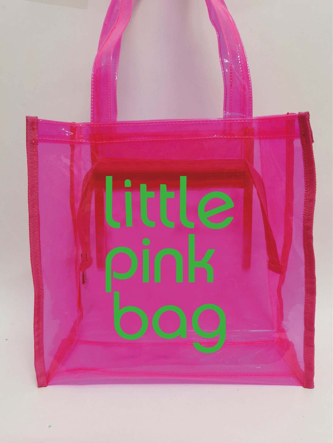 Pink Clear Bag - Etsy