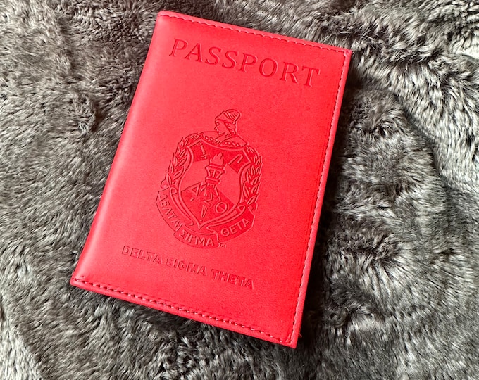 Delta Passport Cover Delta Sigma Theta Passport Holder Soror Gifts DST ...