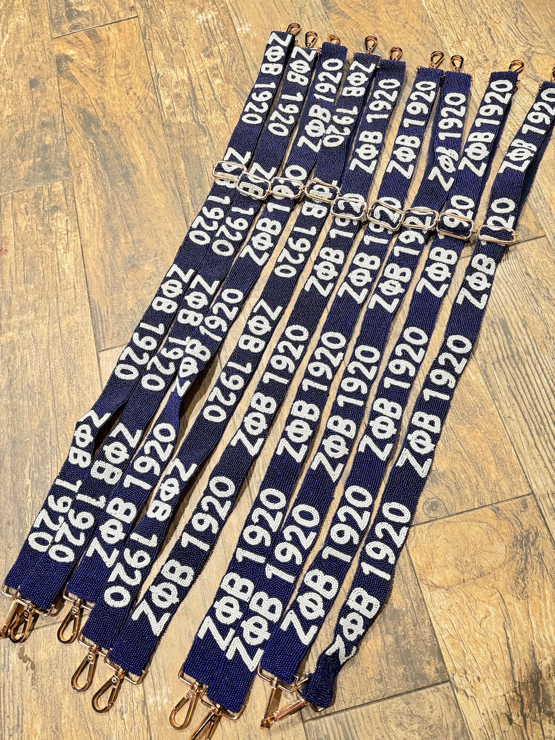 Zeta Phi Beta Purse Strap- Blue - Etsy