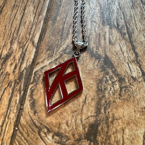 Kappa Alpha Psi Floating K Necklace- True Crimson - Etsy