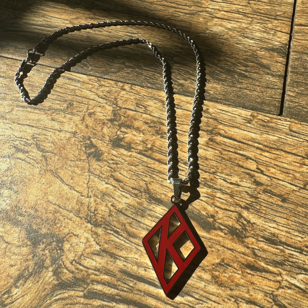 Kappa Alpha Psi Floating K Necklace- True Crimson - Etsy
