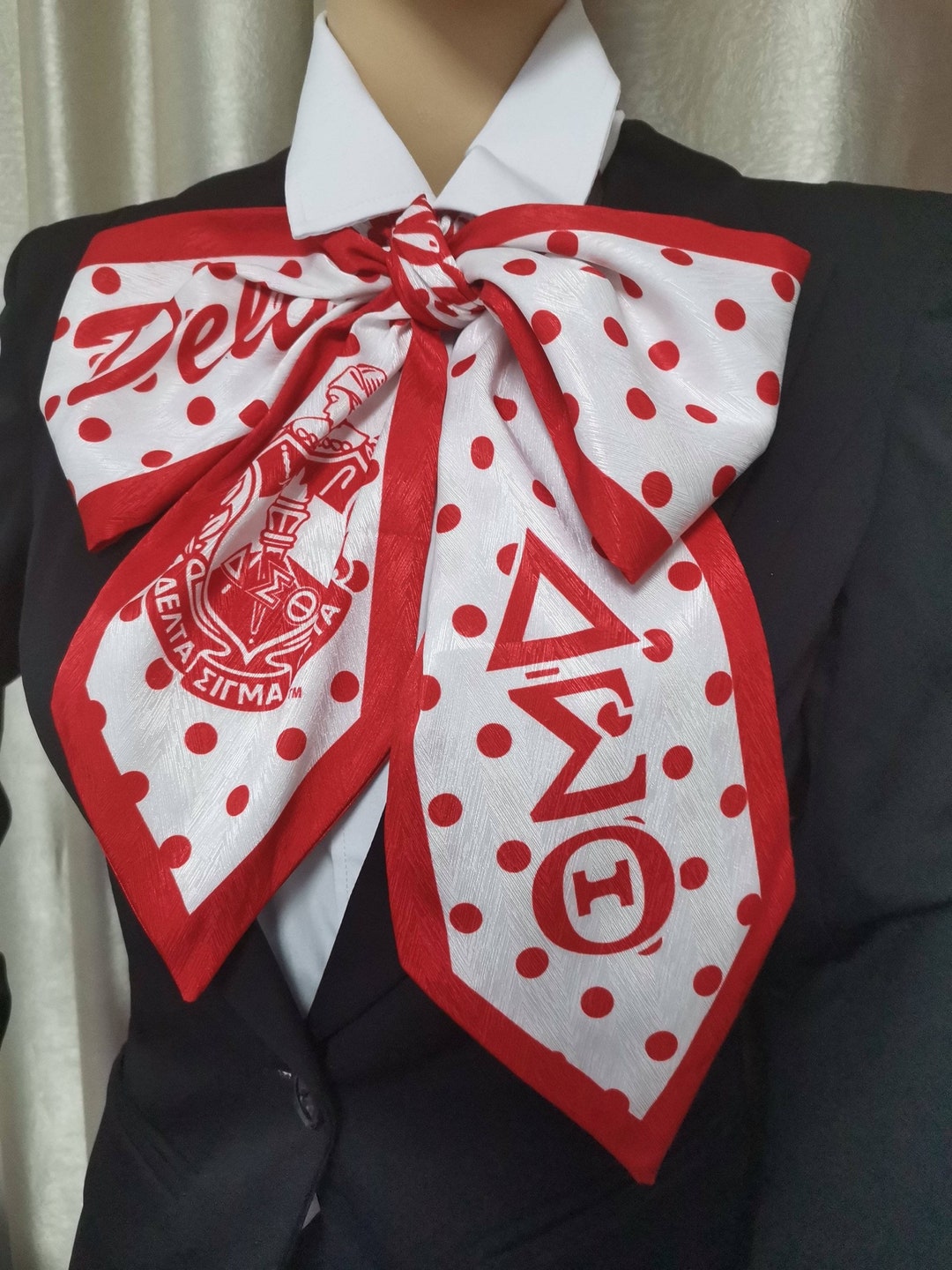 Delta Stole - White Dot - Etsy