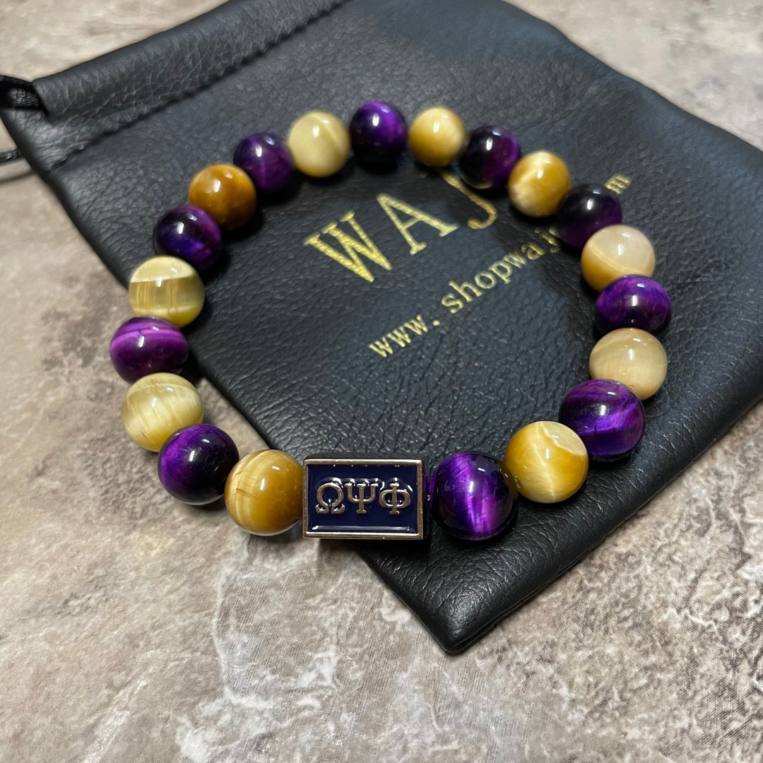 Omega Psi Phi "brunson" Bracelet - Etsy