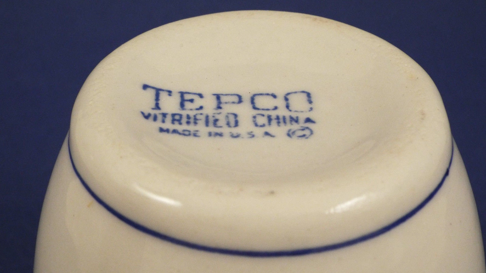 WWII US Navy Captains Handless Watchstanding Mug Cup W Commissioning ...