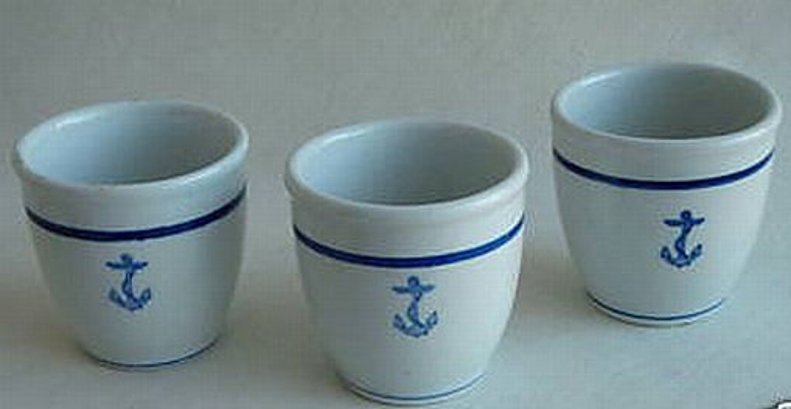 WWII US Navy Handless Watchstanding Mug or Cup W Fouled Anchor Used in ...