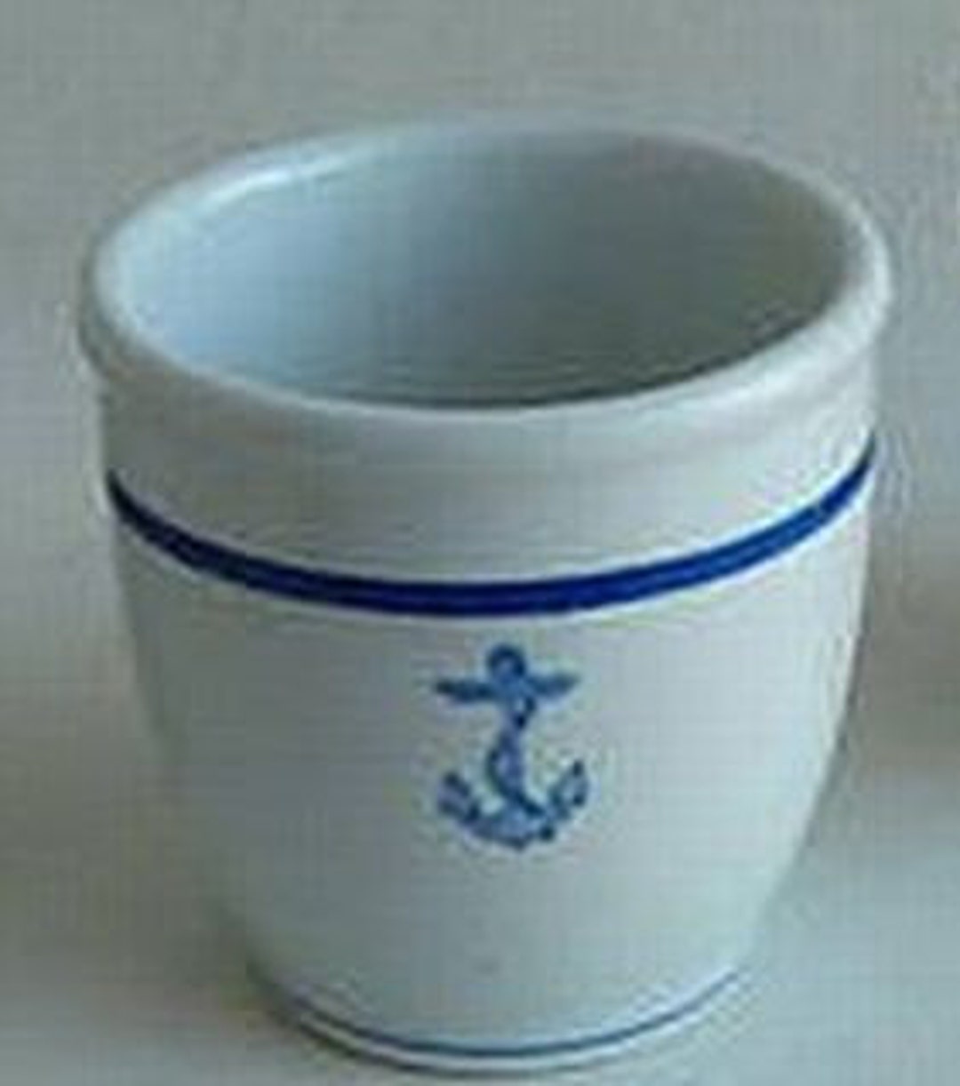 WWII US Navy Handless Watchstanding Mug or Cup W Fouled Anchor Used in ...