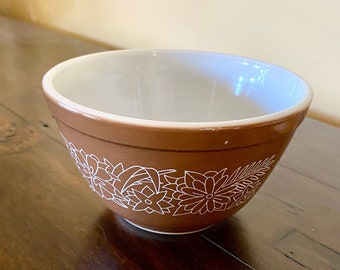 Brown Pyrex Bowl | Etsy