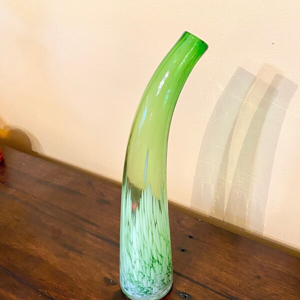 Bent Neck Glass Vase - Etsy