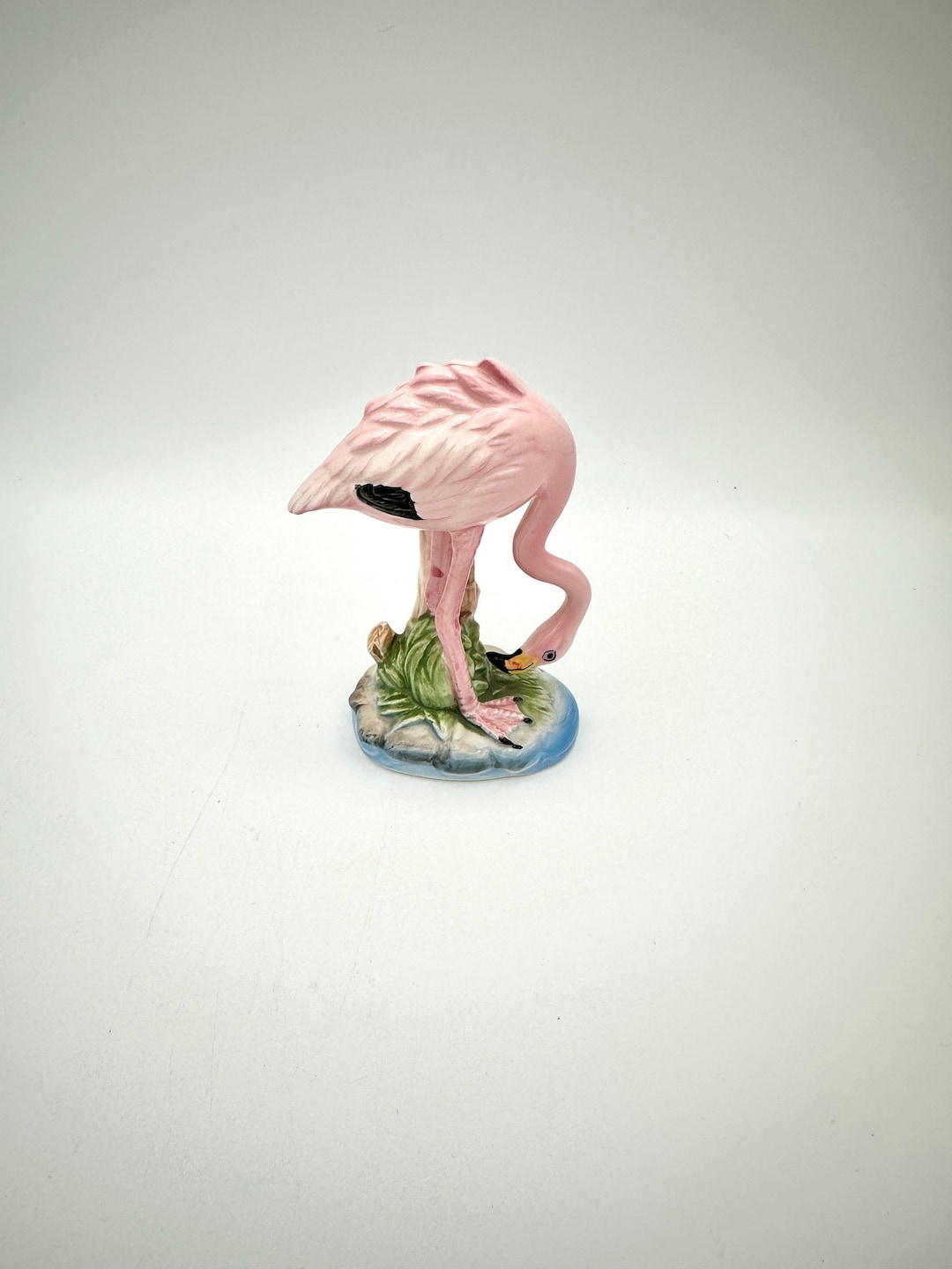 Pink Flamingo Figurine - Etsy