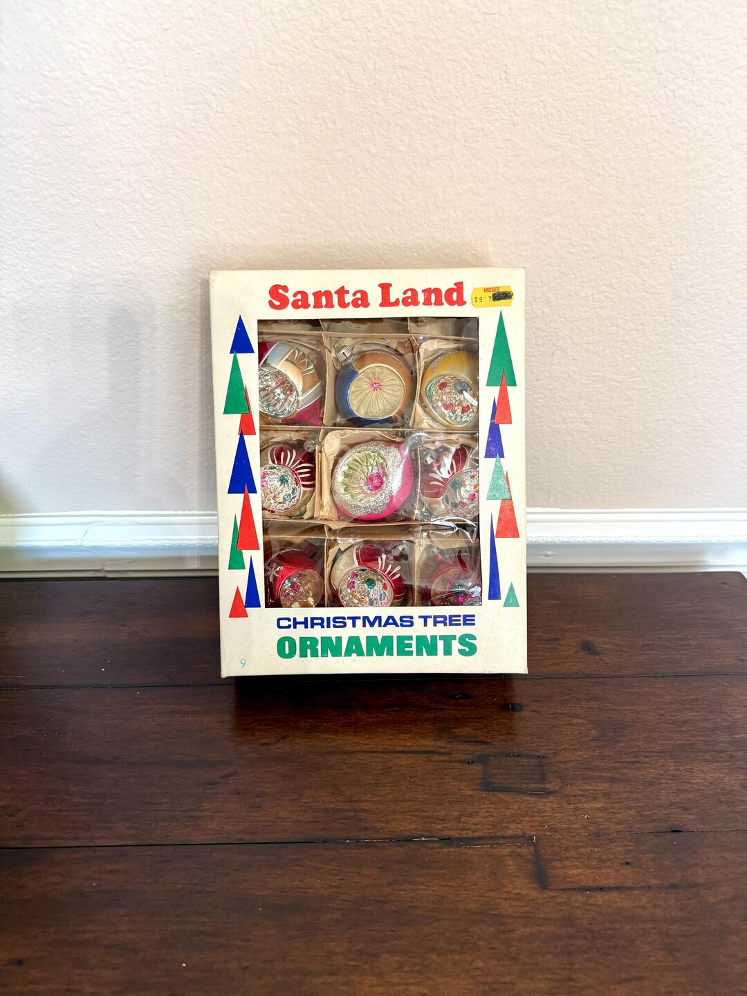 Vintage Santa Land Christmas Ornaments - Etsy