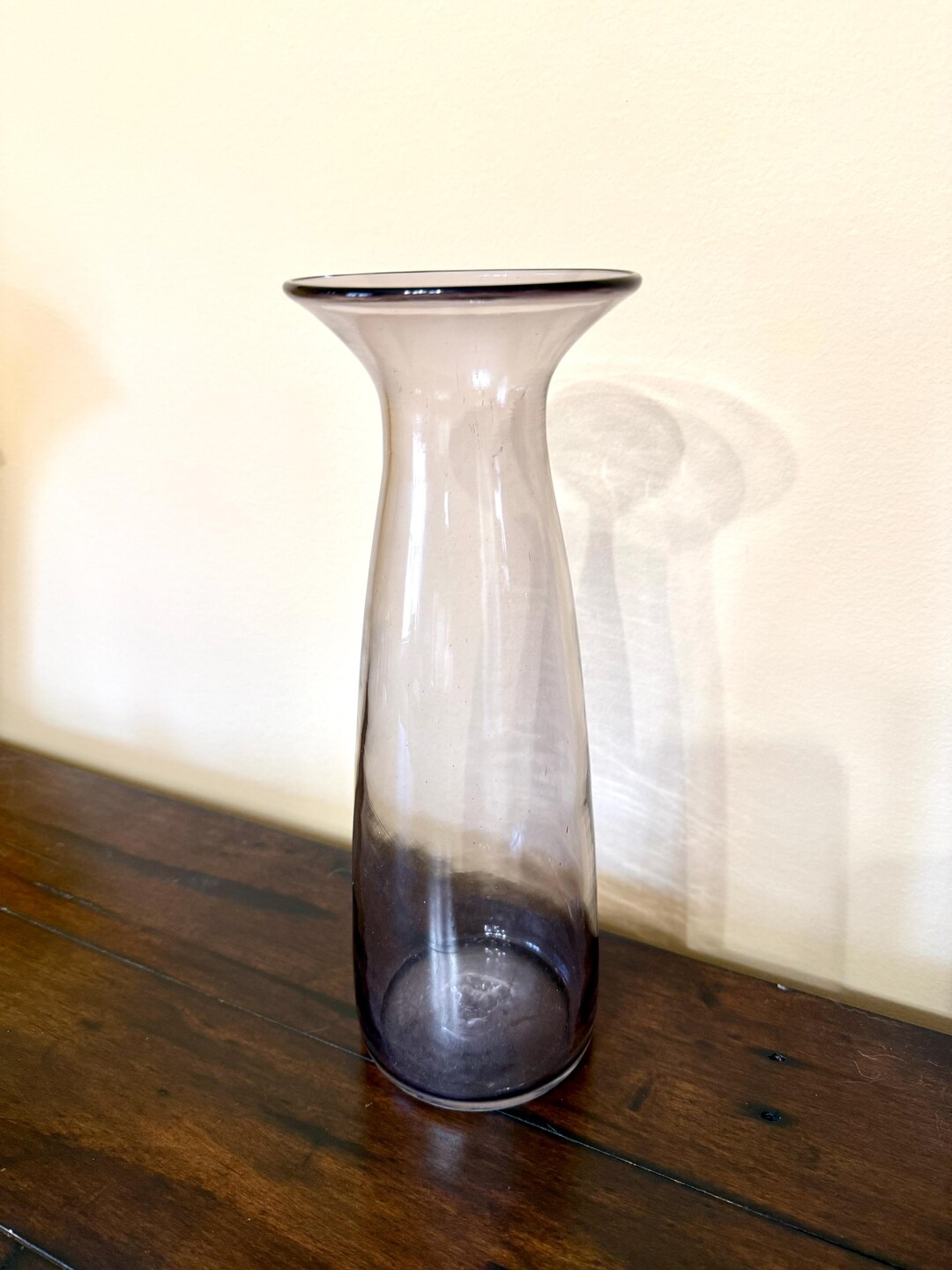 Blenko Purple Glass Vase - Etsy