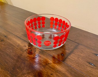 Red Pyrex Bowl - Etsy