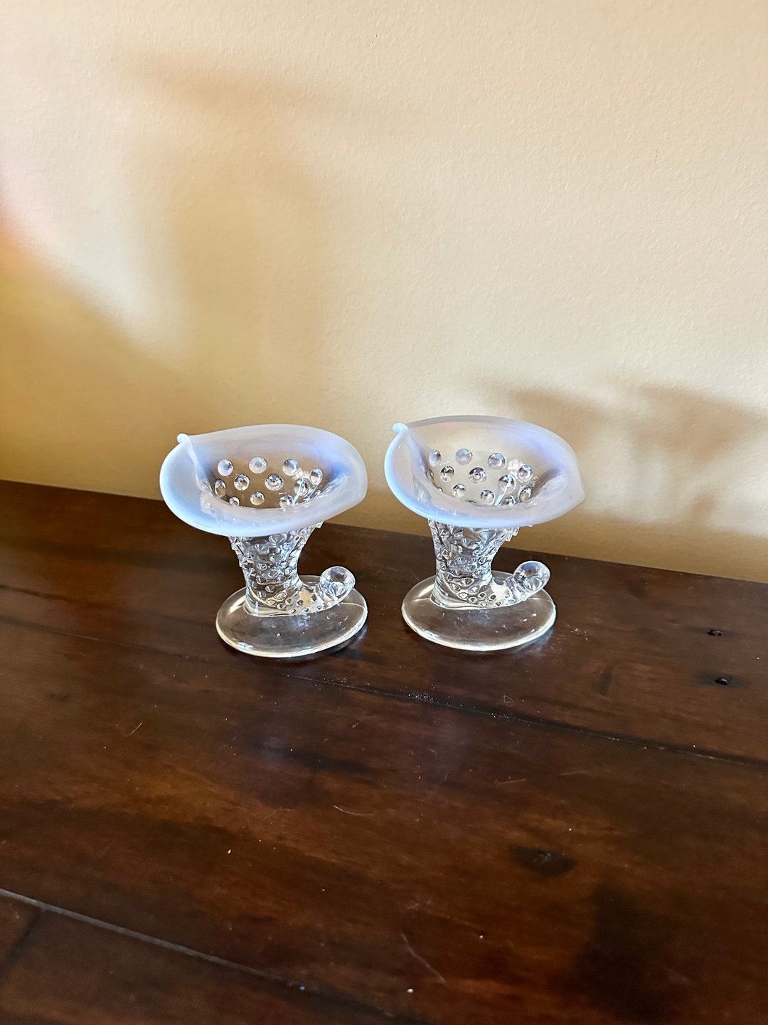 Fenton Cornucopia Vase - Etsy