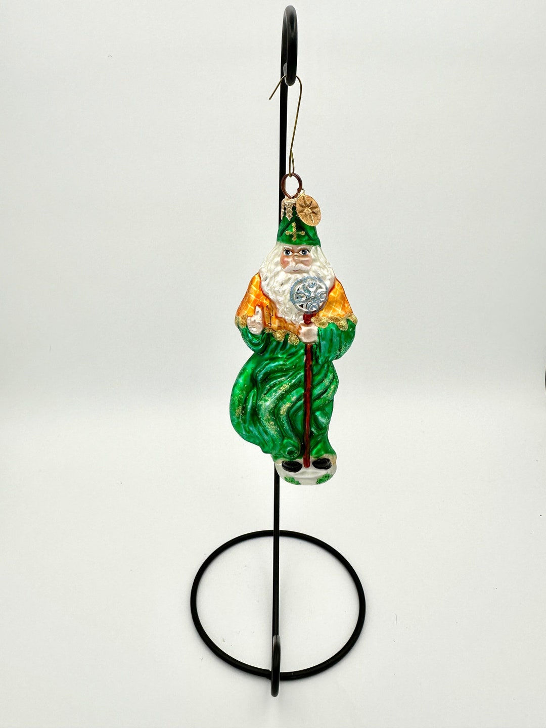 Radko St. Patrick Santa Ornament - Etsy