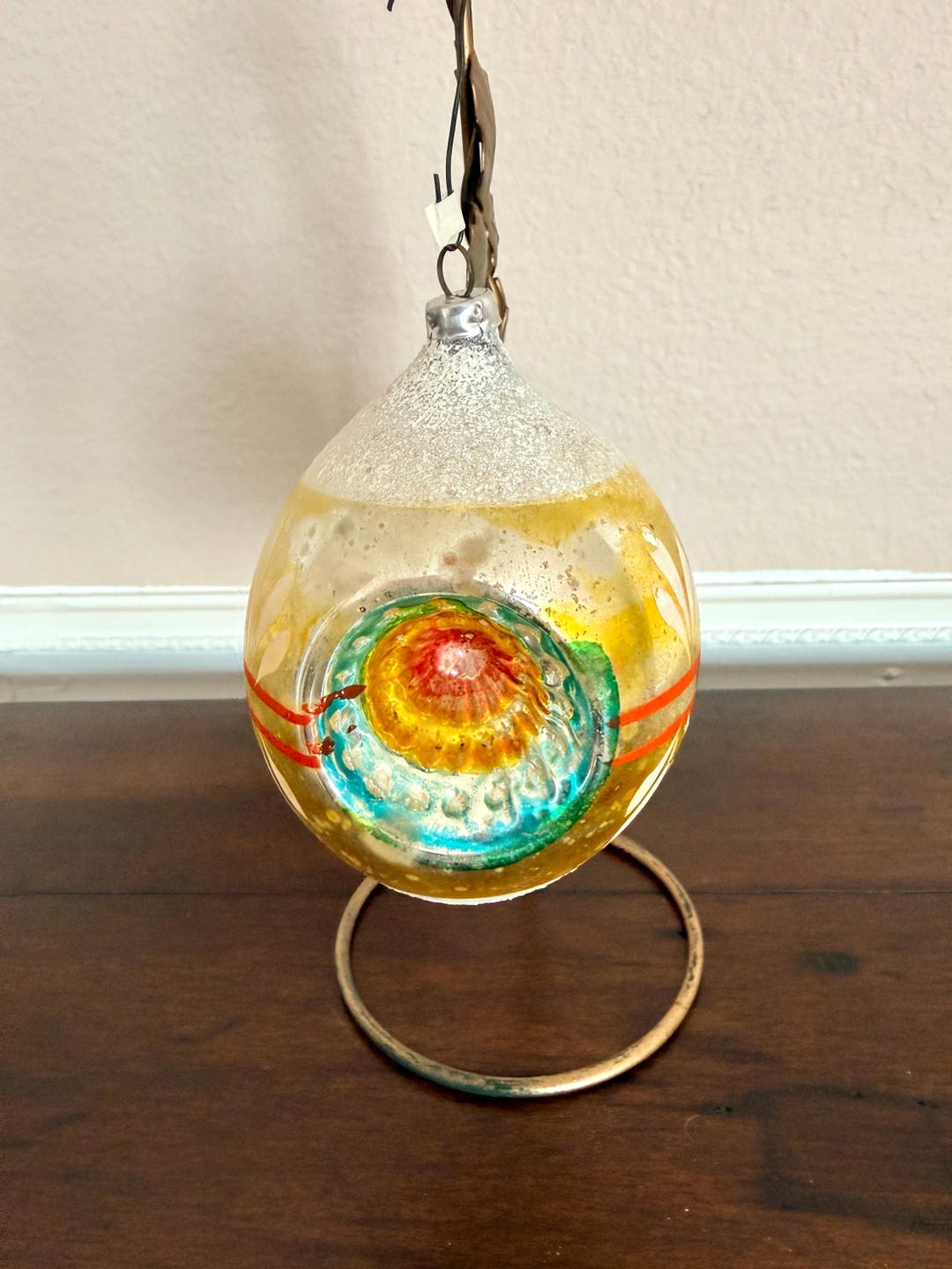 Large Teardrop West Germany Triple Reflector Ornament - Etsy