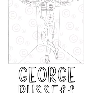 F1 Drivers Colouring Pages - Set of 12 | Printable Colouring Sheets ...