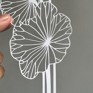 Lotus Papercut Template Papercutting Art Lotus Flower Cricut SVG ...
