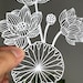Lotus Papercut Template Papercutting Art Lotus Flower Cricut SVG ...