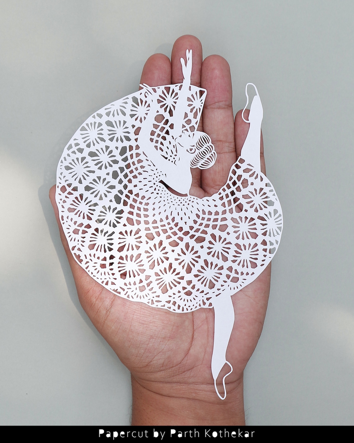 Ballerina Paper Cutting Ballet Paper Art Dancing Girl - Etsy