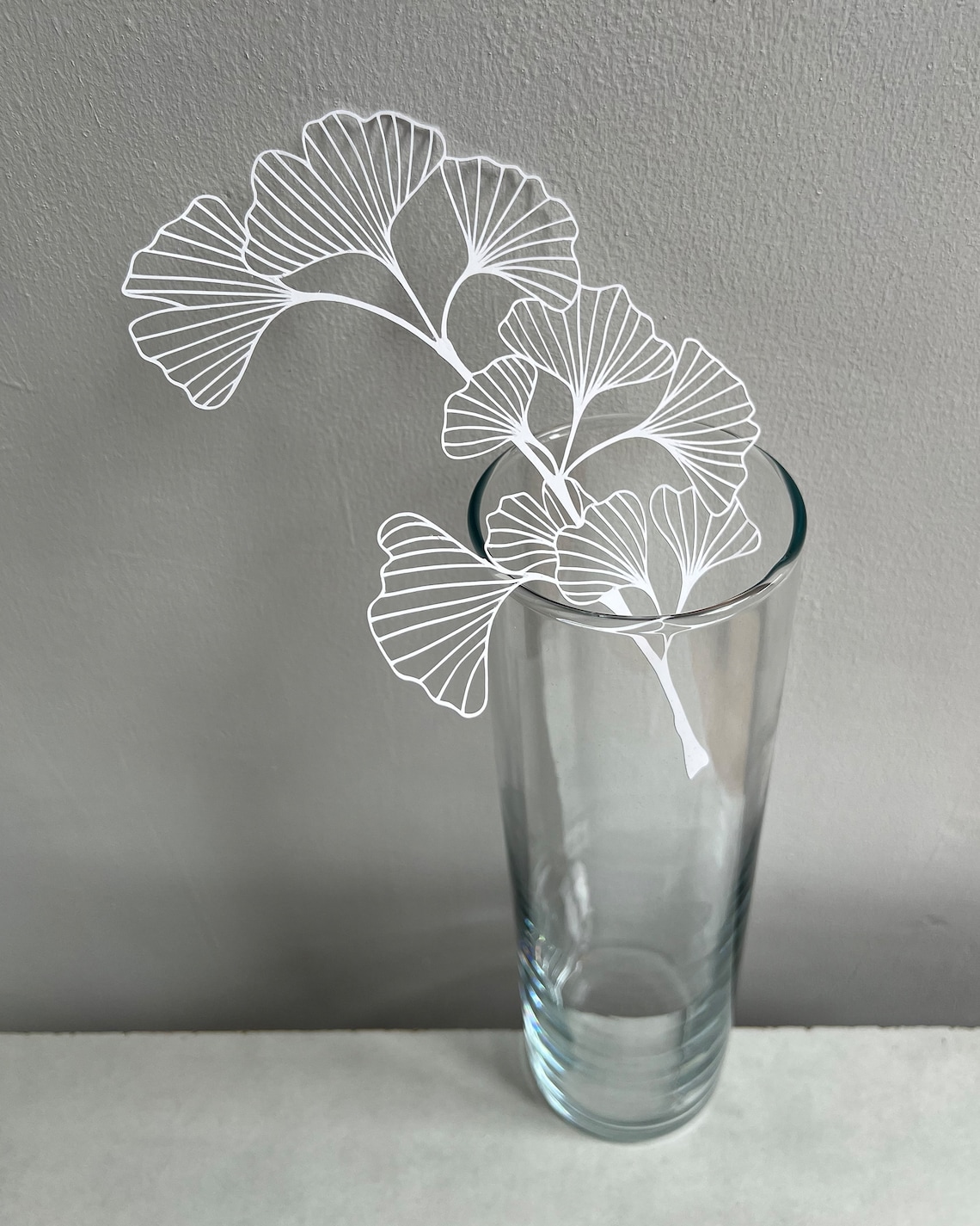 Gingko Leaf Papercut Template Papercutting Art Pdf Jpg Cricut SVG ...