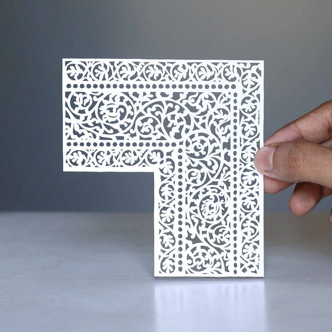 Papercutting Indian Carving Papercut Antique Indian Hand - Etsy