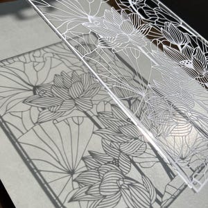 Lotus Papercut Template Papercutting Art Lotus Flower Cricut SVG ...