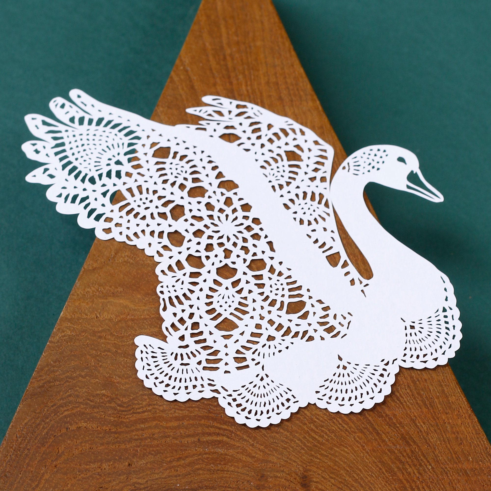 Swan Papercut Template, Papercutting Art, Digital Download, Handmade ...