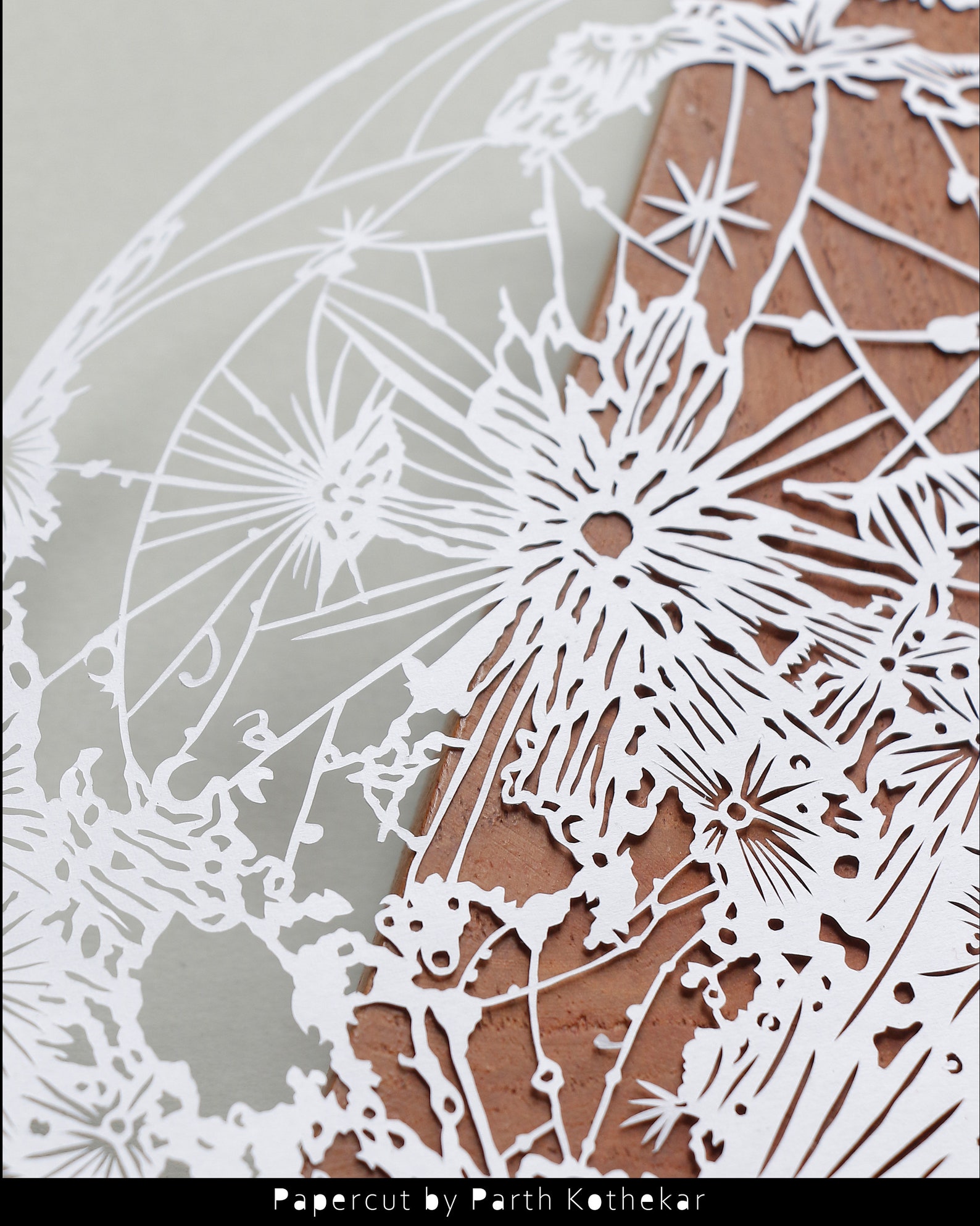 Moon Papercut Template Lunar Paper Art Paper Cutting Art - Etsy