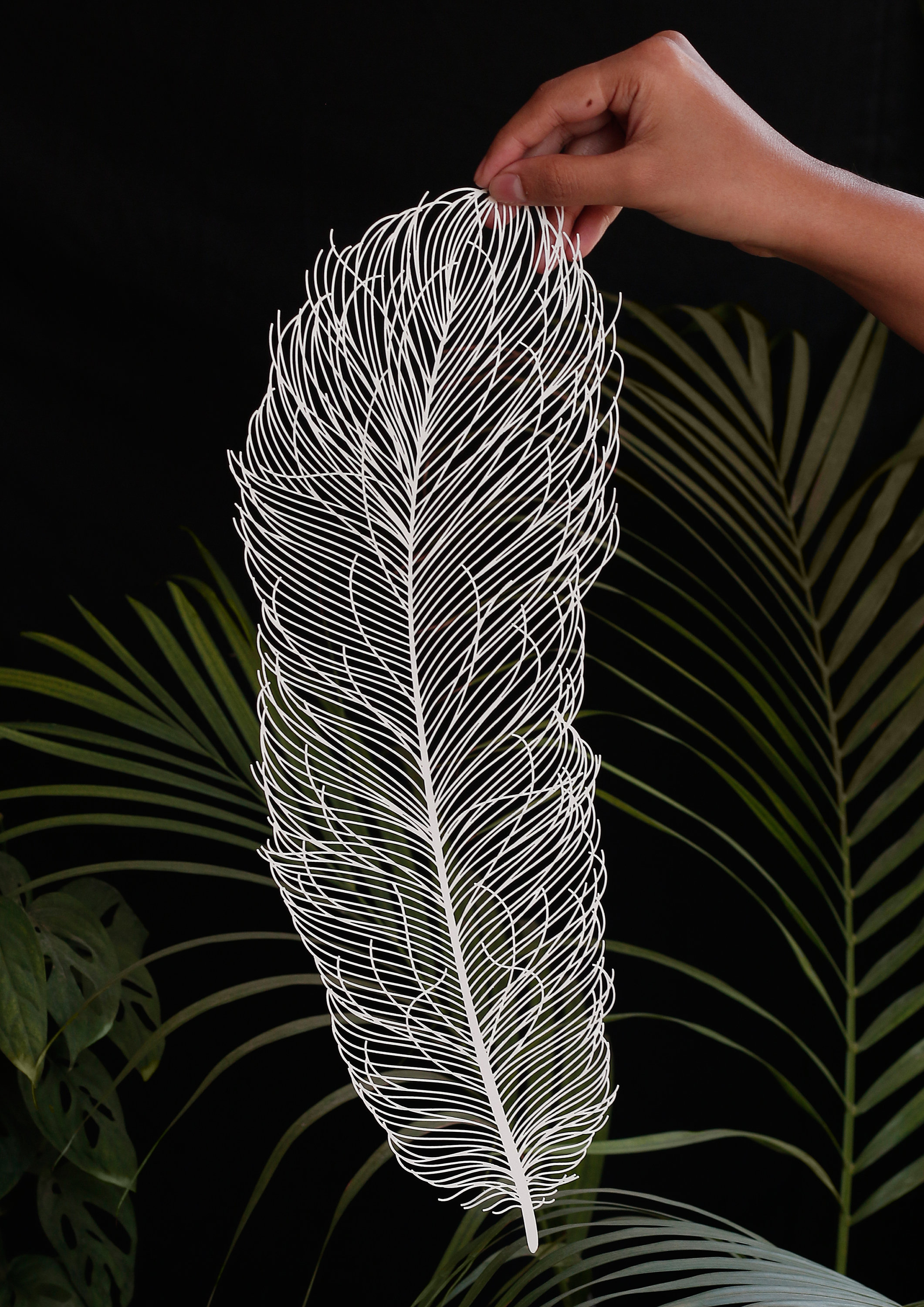 Paper Feather Template