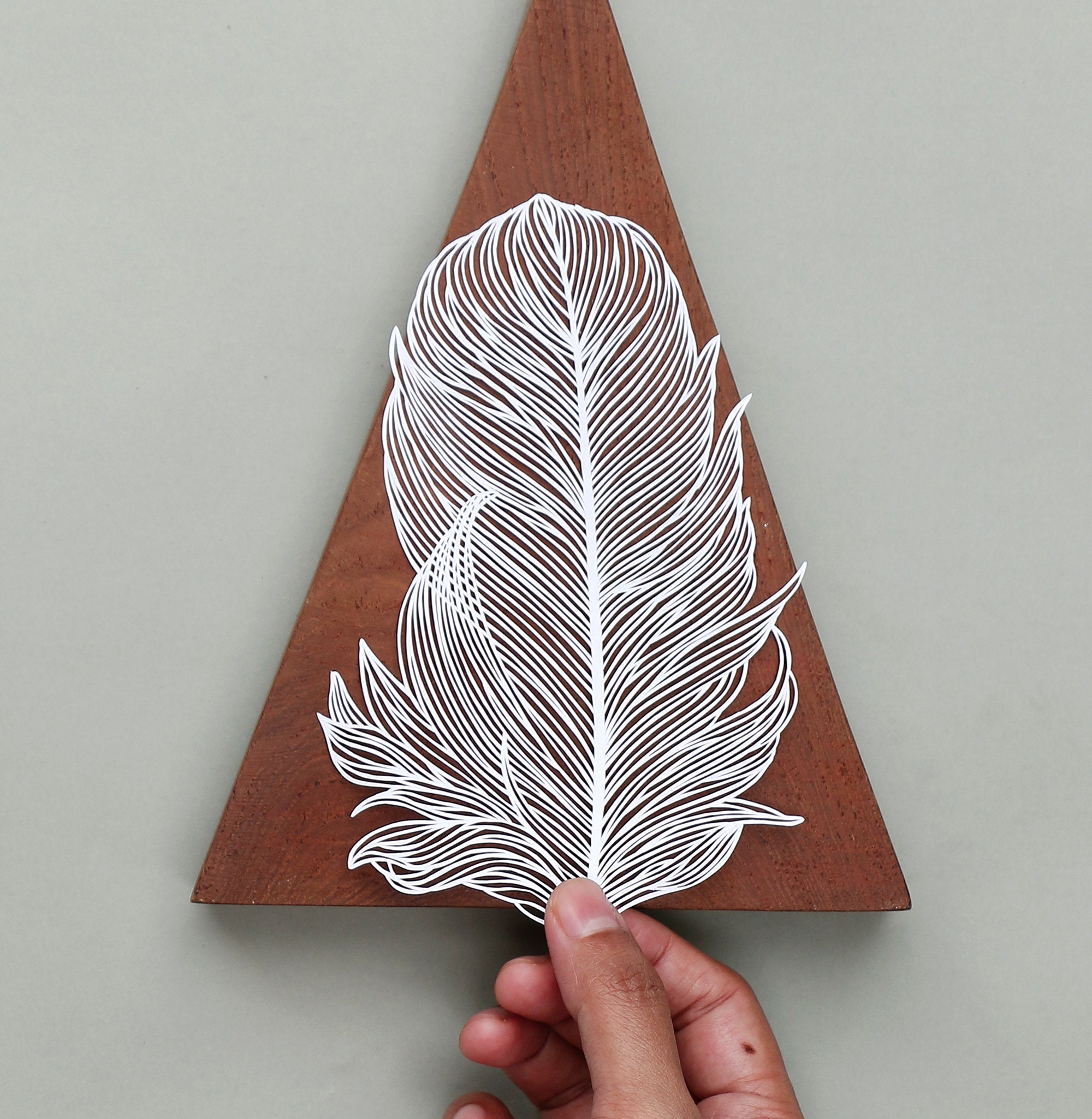 Feather Papercut Template Feathers Papercutting Art Svg Pdf - Etsy