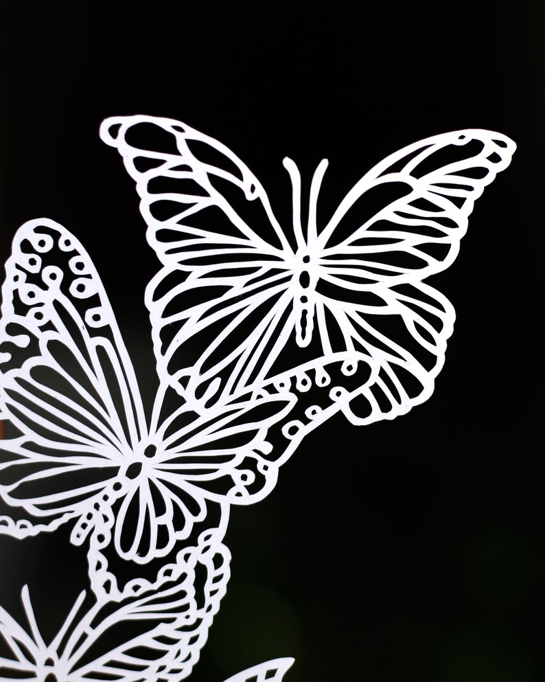 Butterfly Papercut Template | Papercutting Art Pdf Jpg | Cricut SVG ...