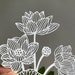 Lotus Papercut Template Papercutting Art Lotus Flower Cricut SVG ...