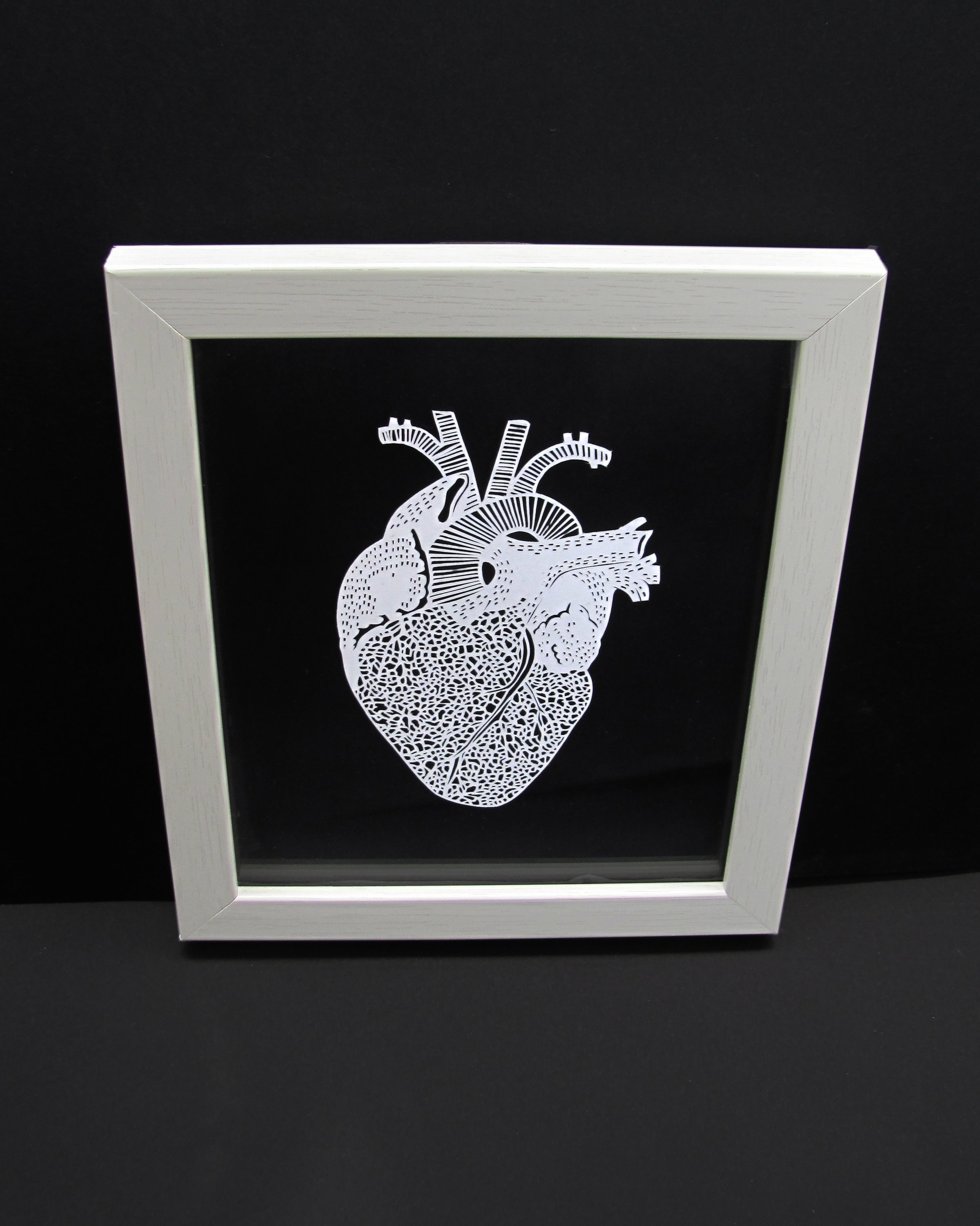 Heart Anatomy Paper Cut Template Human Heart Paper Cutting - Etsy Australia