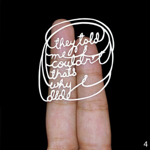 Papercut Inspiration Quotes Typography - Miniature Art - Motivational ...