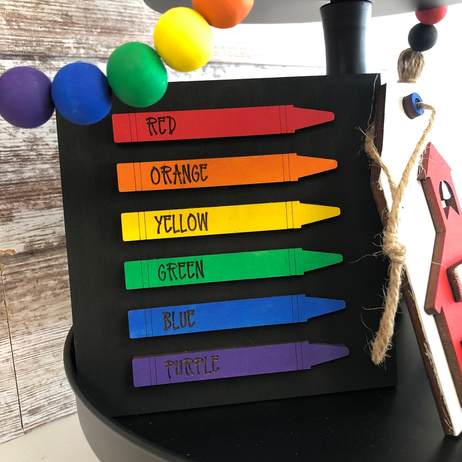 Back to School Tiered Tray Tiered Tray Set School Themed | Etsy